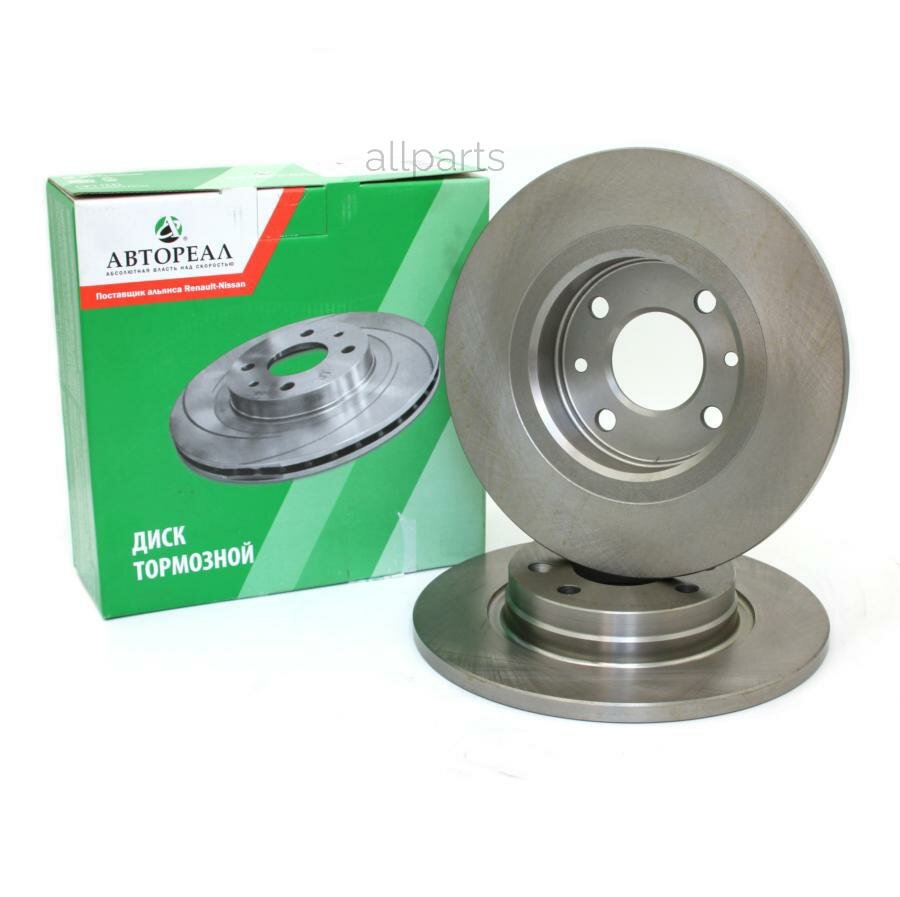 AVTOREAL AV0002 Диск тормозной RENAULT LOGAN (04-)/SANDERO (08-)/DACIA LOGAN AVTOREAL AV0002