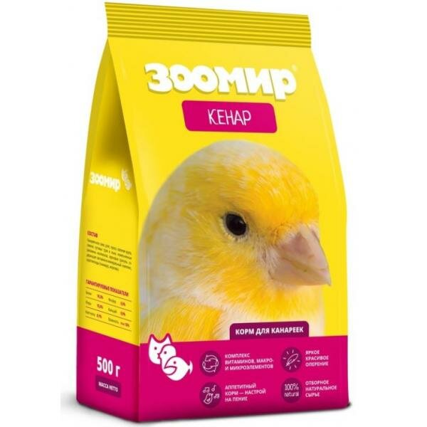 Зоомир Корм для канареек "Кенар" 500г 0.5 кг
