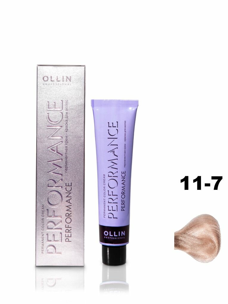 Ollin Performance крем-краска для волос 11/7 специальный блондин коричневый 60мл
