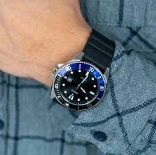 Наручные часы CASIO, серебряный, черный, синий — фото 1