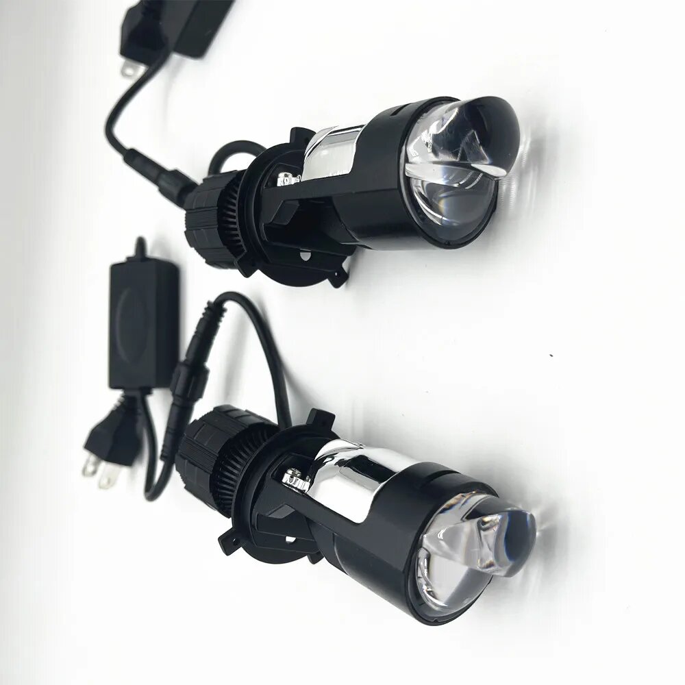 100W 60000LM Mini H4 светодиодный линза Bi-светодиодный проектор автомобильных фар 9003 HB2 лампы для автомобилей и мотоциклов Модификация 12 В 24 В 6500K белый