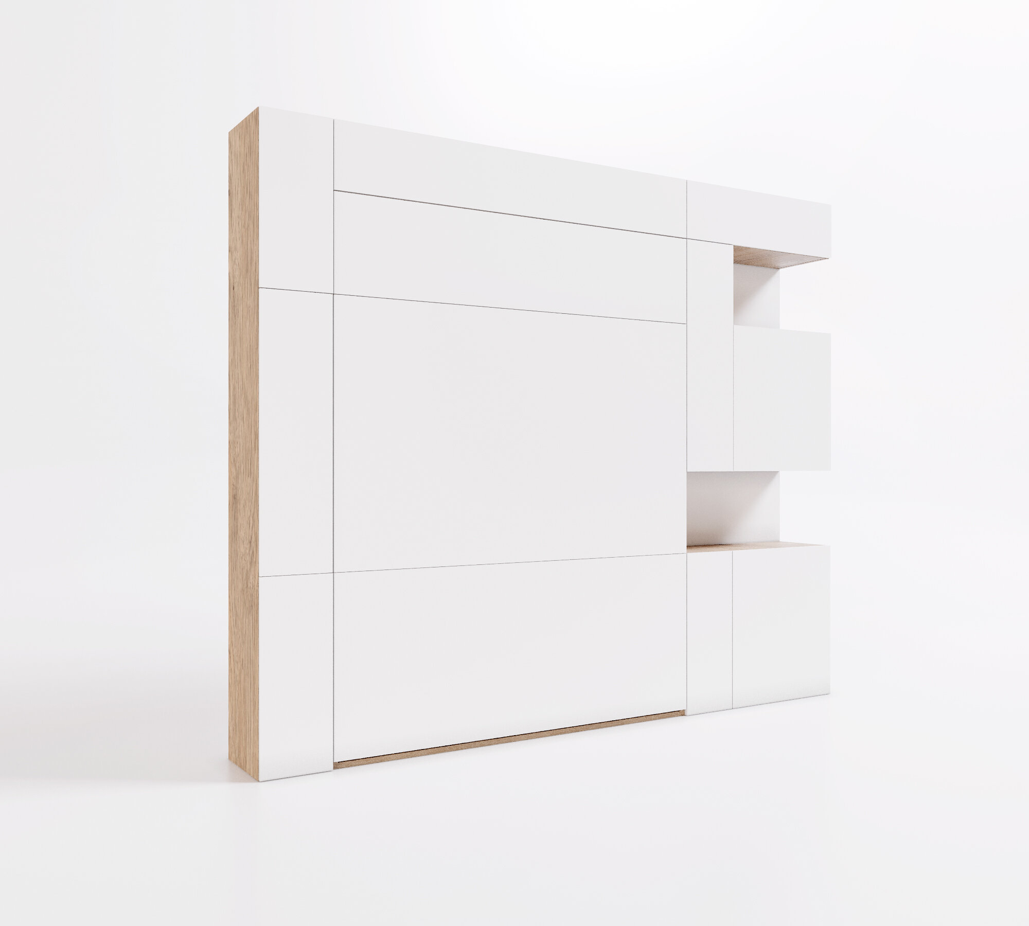 Шкаф кровать-трансформер Летто Максима 1600 исполнение 3/2 Сканд