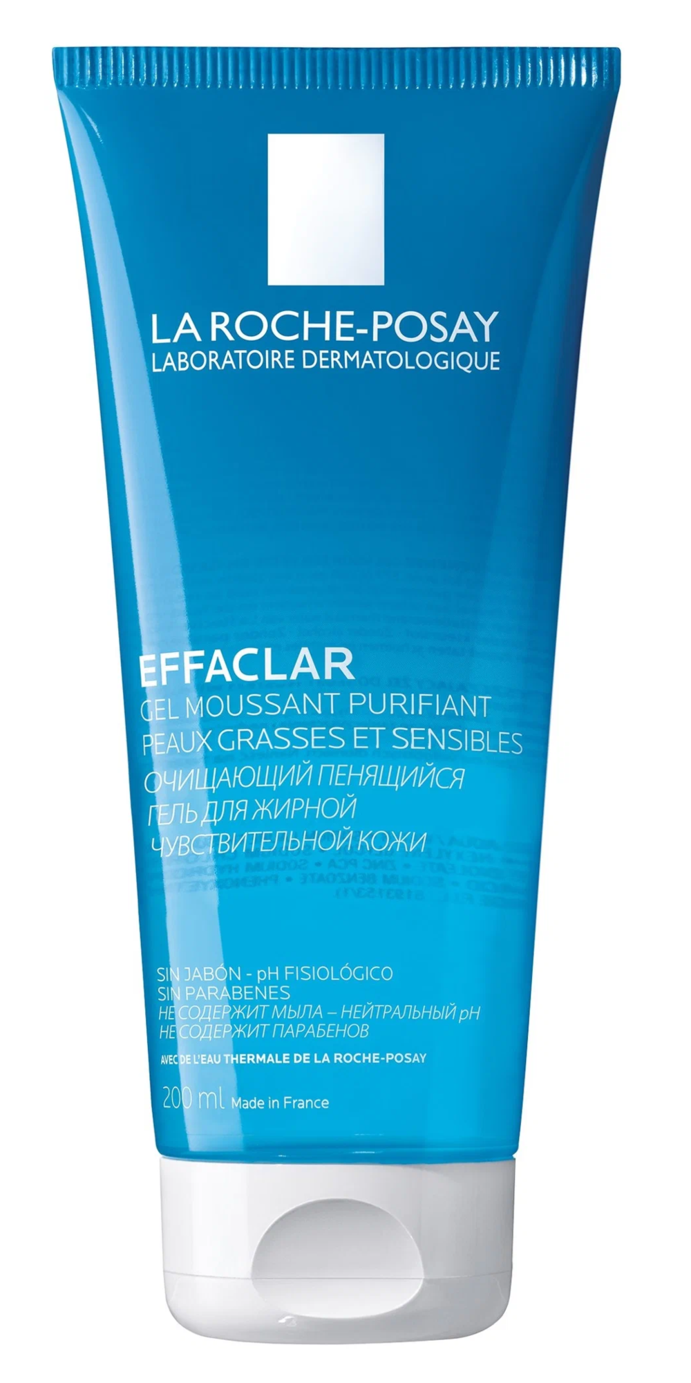 La Roche-Posay гель очищающий пенящийся Effaclar Gel, 200 мл, 200 г