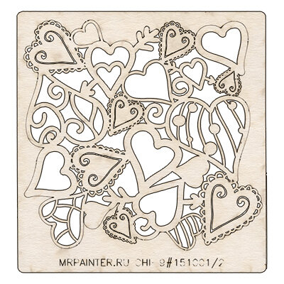 Mr.Painter" CHI-9 Чипборд 9.5 см х 10 см 151001 "Мур-мур/2