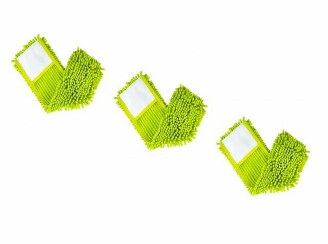 Master Fresh Насадка для швабры-флеттер, микрофибра с длинным ворсом, 3 уп