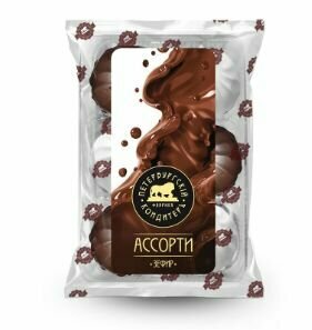 Зефир Петербургский КондитерЪ Ассорти в глазури 350гр.*3шт.