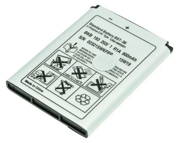 Аккумуляторная батарея для сотового телефона Sony Ericsson BST-36