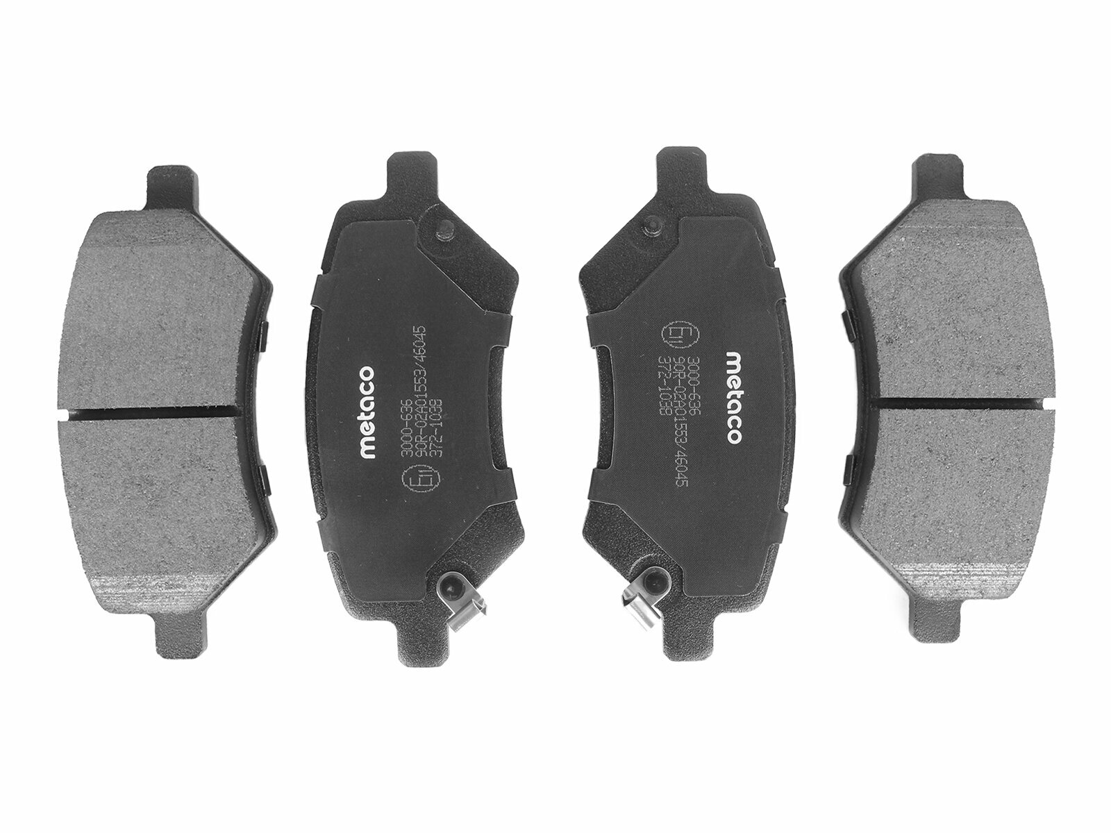 Колодки тормозные METACO 3000-636