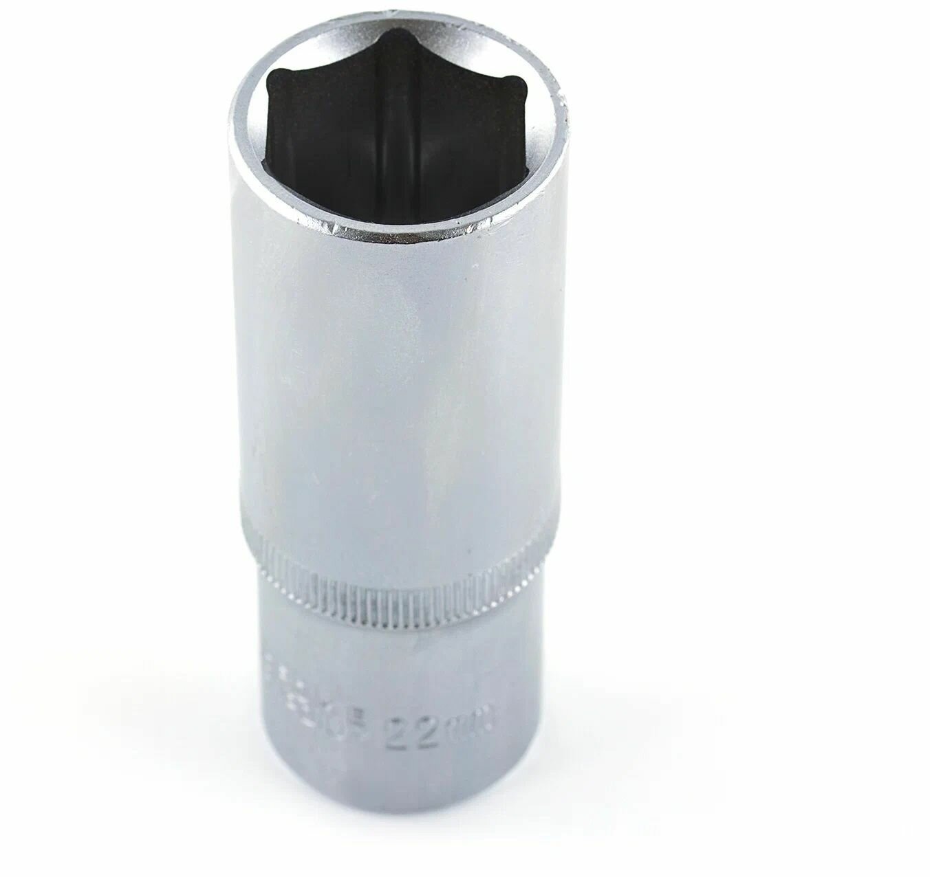 Головка торцевая высокая (Размер головки_*22 мм / Размер посадки -1/2 , 6РТ) АвтоDело(23189)