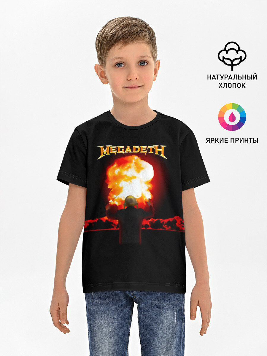Футболка хлопковая детская Megadeth