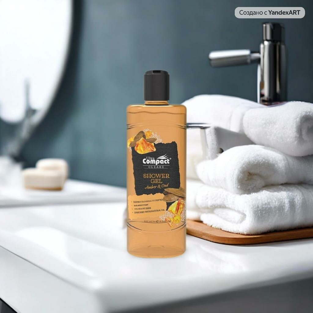 Гель для душа обогащённый натуральными маслами