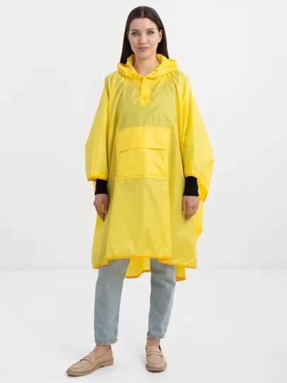 Дождевик UNTCOVER, водонепроницаемость 1000, полиэстер, желтый, размер L-XL
