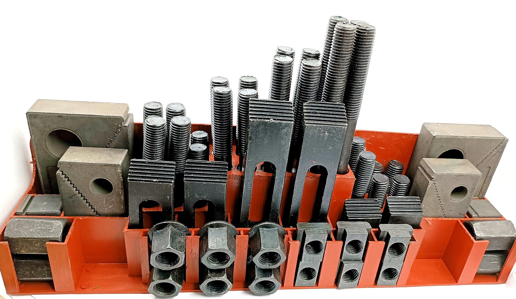 Набор прижимов прихватов М14 паз 16мм (58 шт)