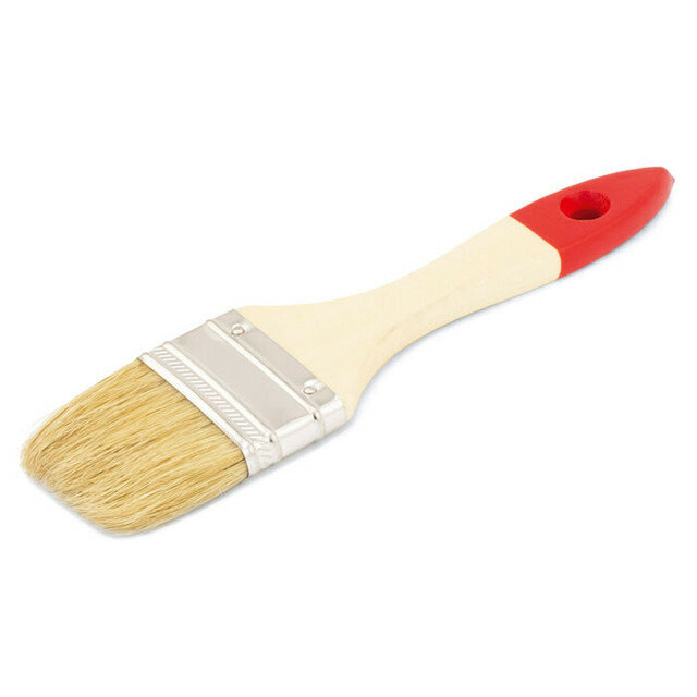 Кисть плоская Color Expert 81265010, натуруральная щетина 50 мм, толщина 5 мм, деревянная ручка