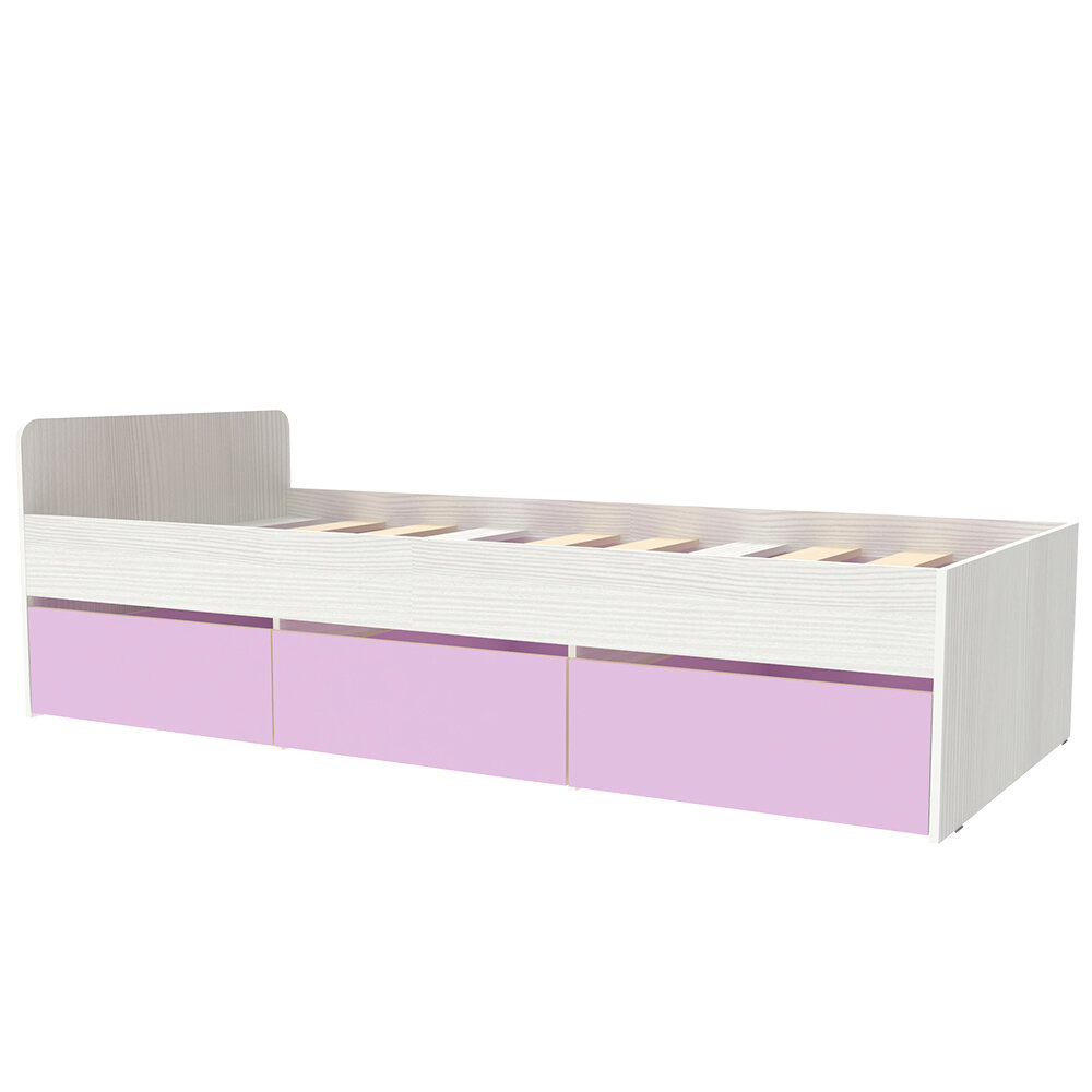 Кровать односпальная КИВи Белое Дерево Ирис