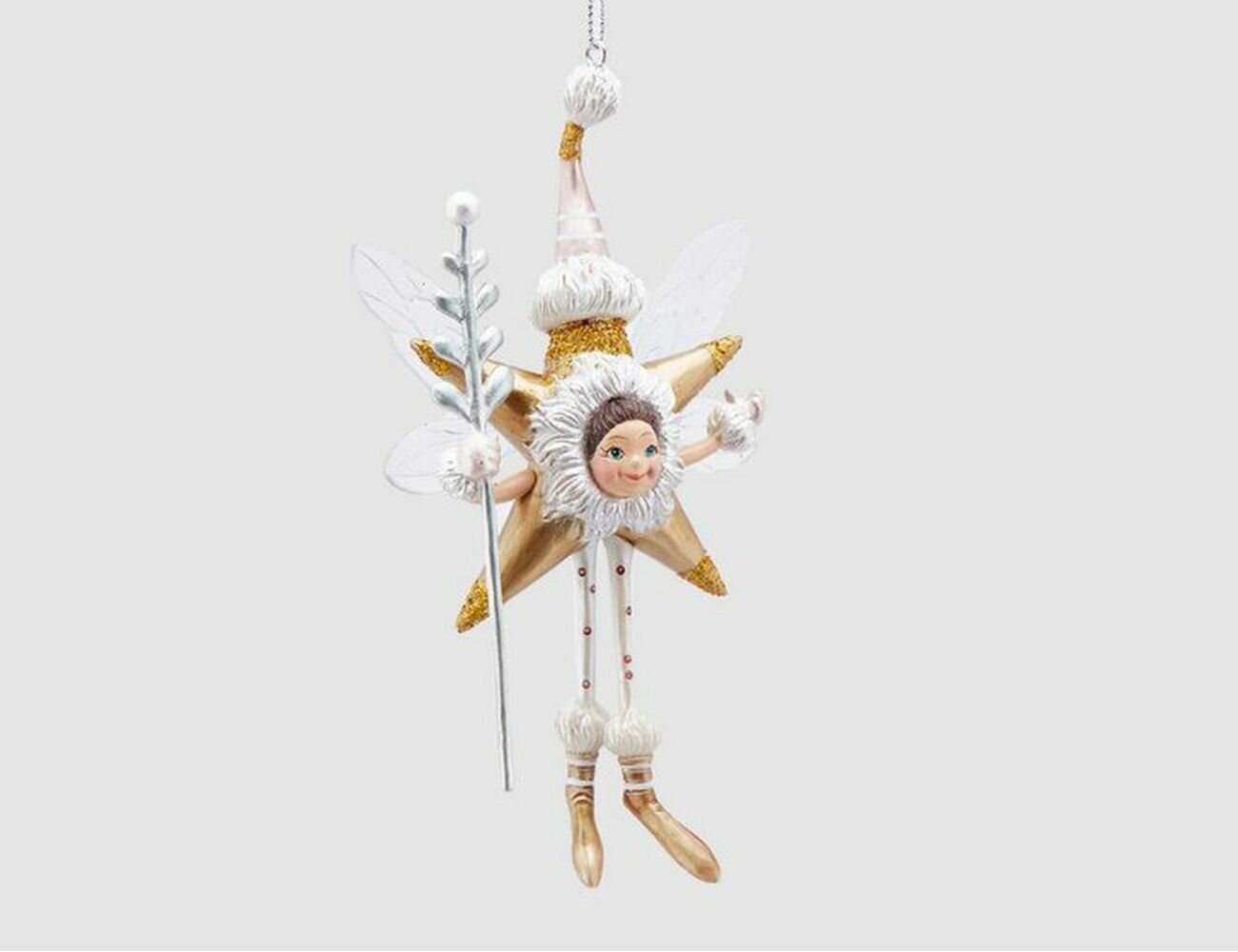 Ёлочное украшение, полистоун, 15 см, EDG