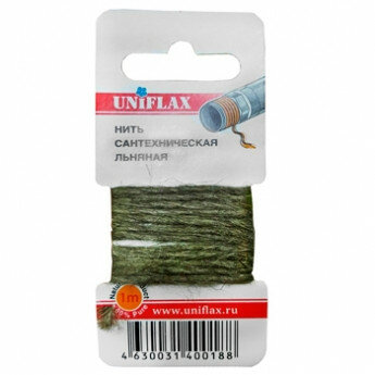 Лен (сантехническая нить) UNIFLAX (1 м)