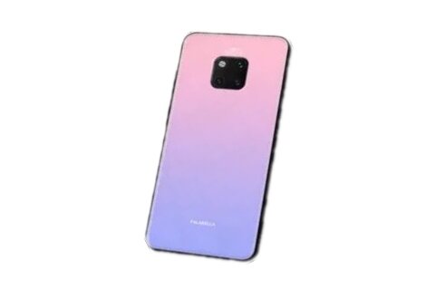 Чехол-бампер Чехол. ру для Huawei Mate 20 Pro / Mate 20 RS 6.39 стеклянный из закаленного стекла с эффектом градиент зеркальный блестящий переливающ.