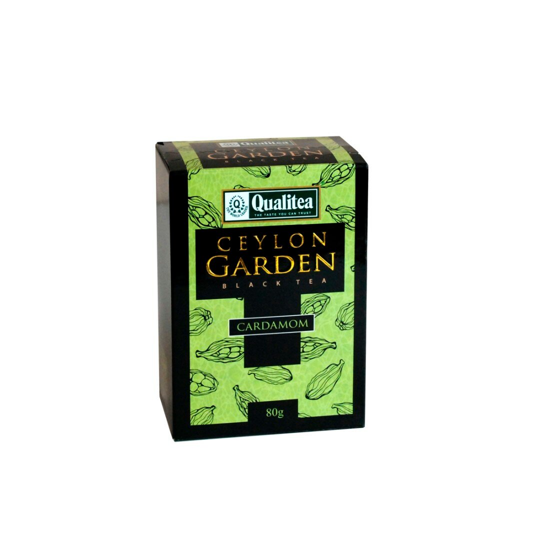 Чай чёрный - "Цейлонский сад" с кардамоном, крупнолистовой, 80 гр.
