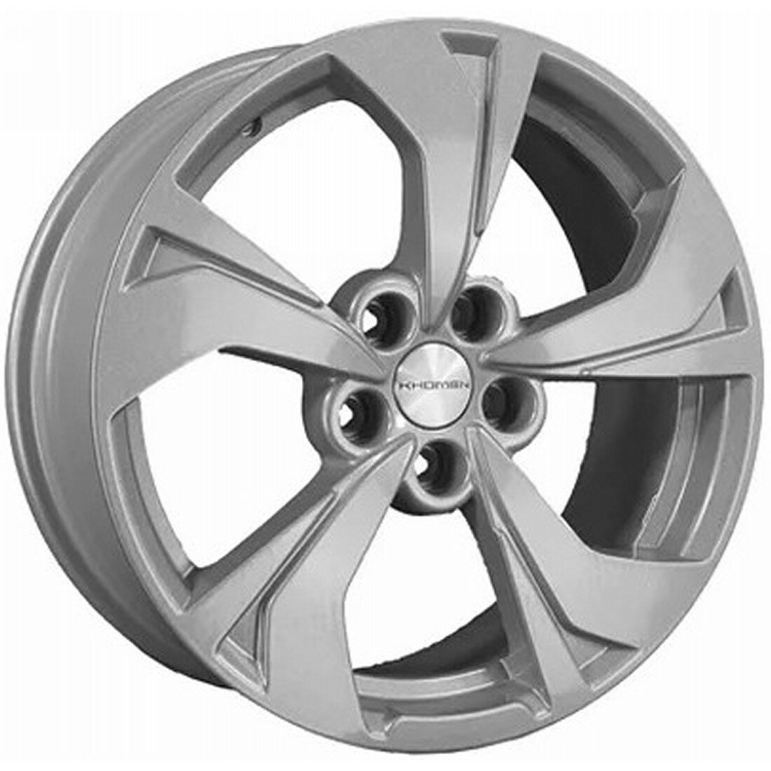 Колесный диск Khomen Wheels KHW1724 7x17 5x108 ET40 54,1 F-Silver литой для автомобиля