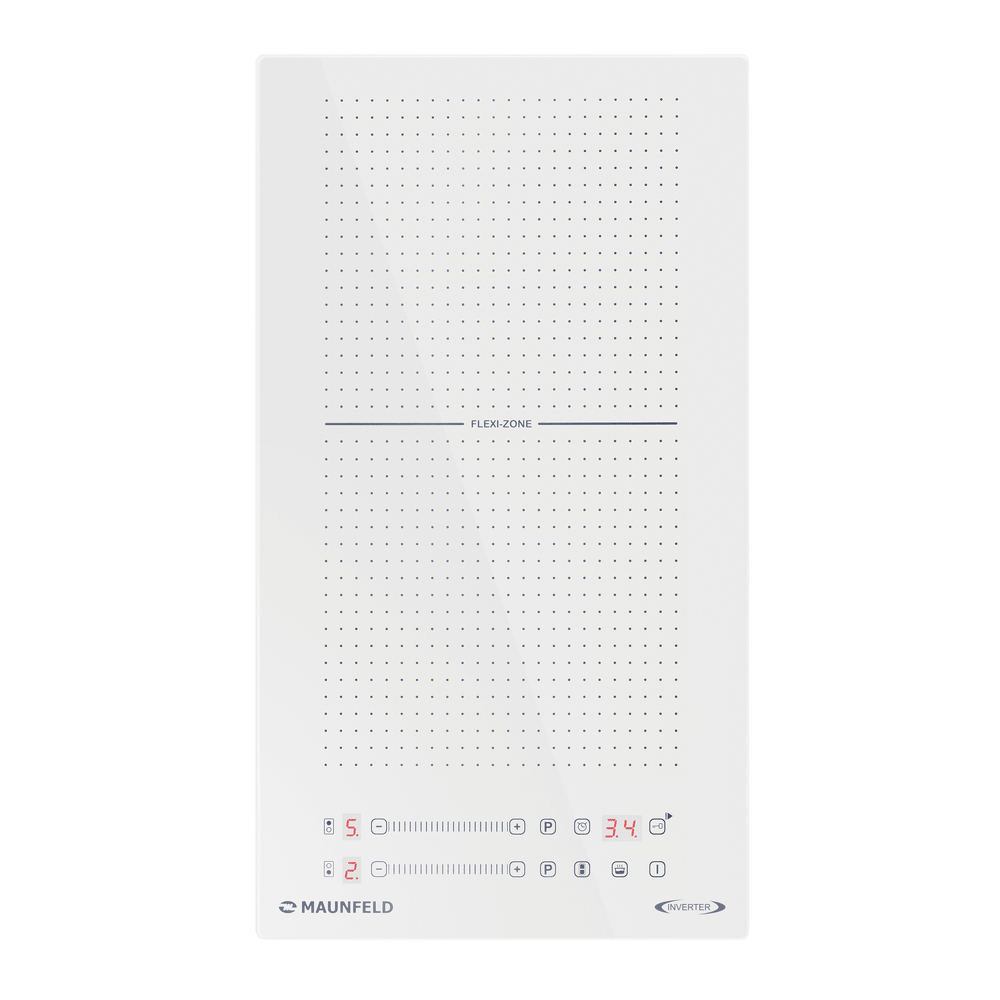 Индукционная варочная панель с Flex Zone и Booster MAUNFELD CVI292S2FWH Inverter