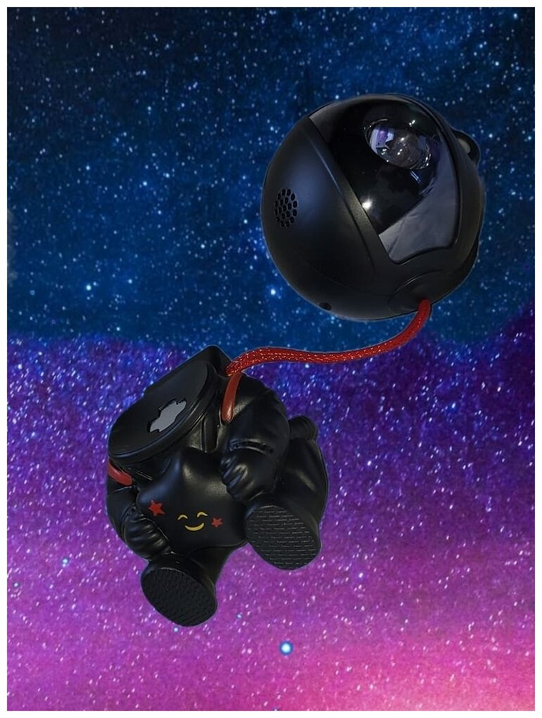 Детский лазерный ночник проектор "Космос" с пультом, звездное небо, 3D космический ночник, фигурка космонавт, астронавт YZ