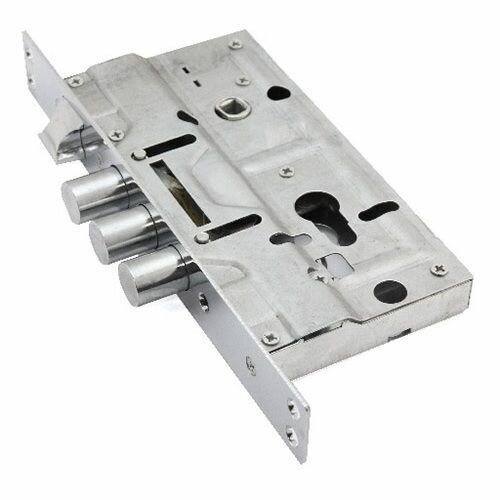 Замок врезной для китайской двери 674 BNT универсальный без задвижки