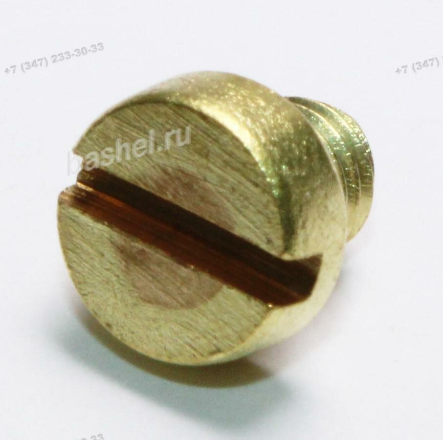 Винт М5х5 DIN 84 латунь