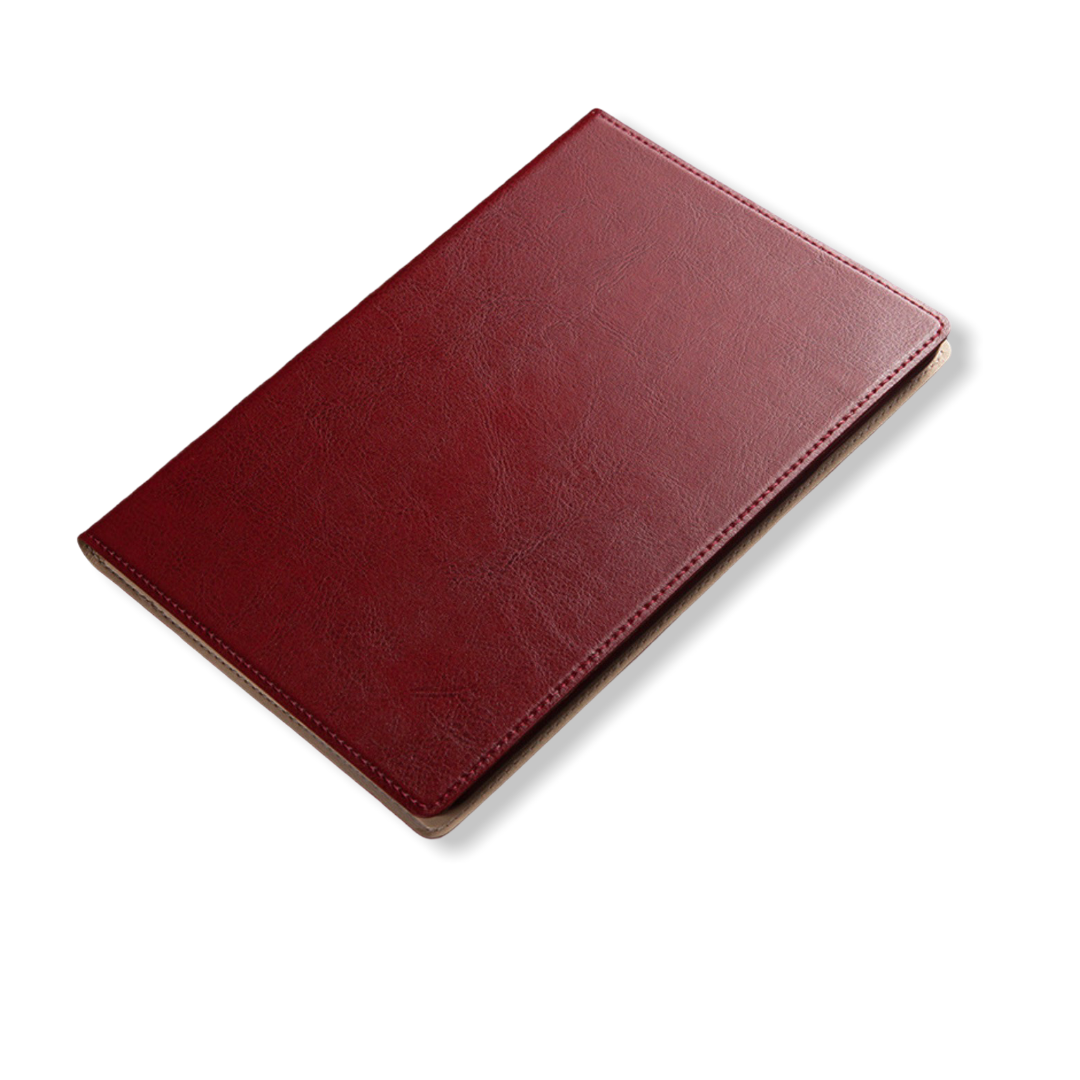 Чехол-обложка Чехол. ру для Apple iPad Air (2013) - A1474, A1475, A1476 натуральная кожа , бордовый