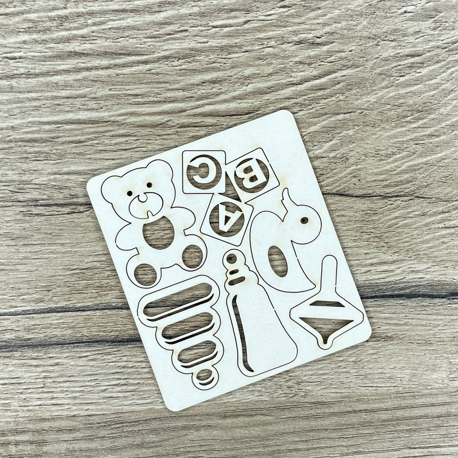 Чипборд "Детский набор" толщина 1,55 мм