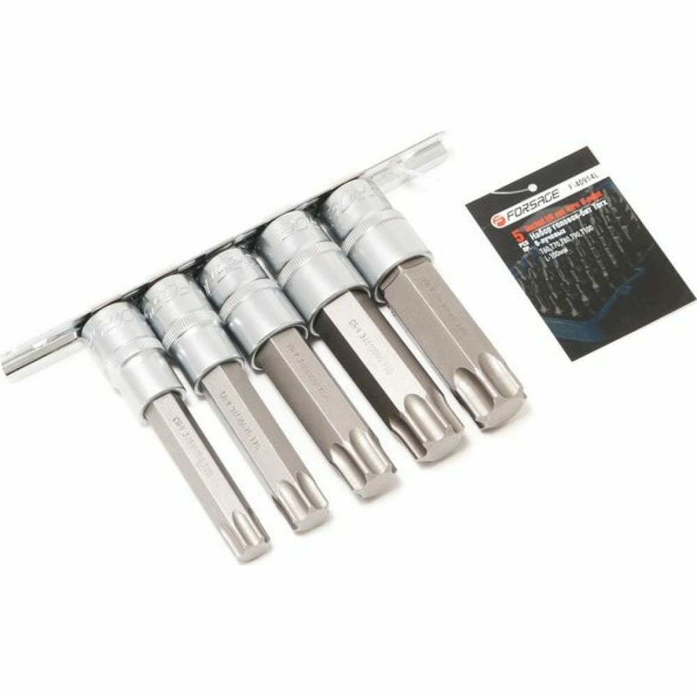 Шестигранных набор головок-бит Forsage F-40914L