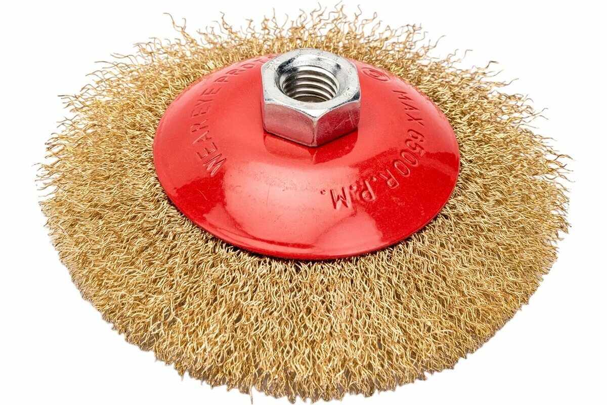 Щетка-крацовка 125мм РемоКолор 45-2-312 для обработки шпаклевки и поверхностей древесины