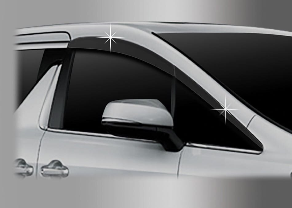Дефлекторы Auto Clover, для Toyota Alphard, тёмные