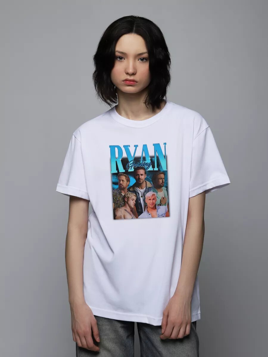 Футболка с принтом Райан Гослинг