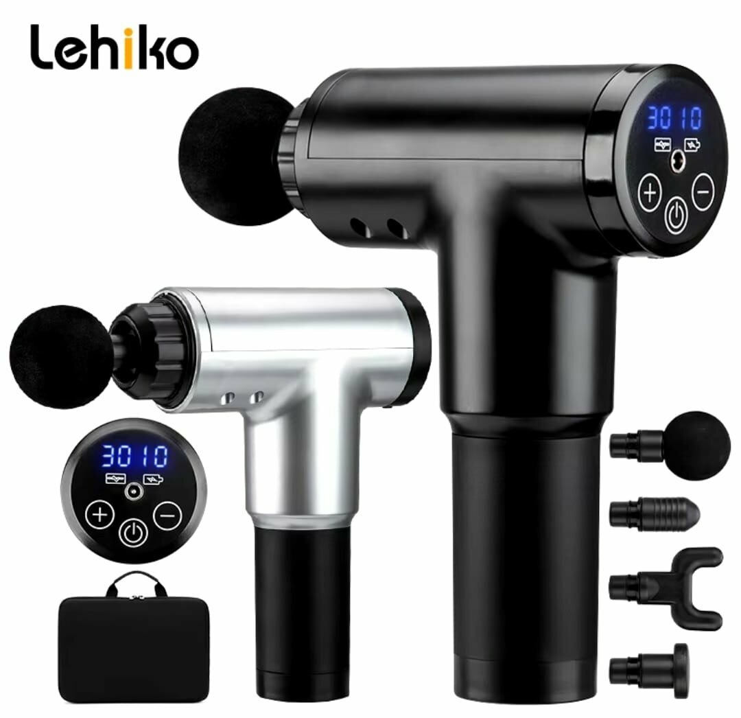 Электромассажер для тела перкуссионный Фракционный пистолет.