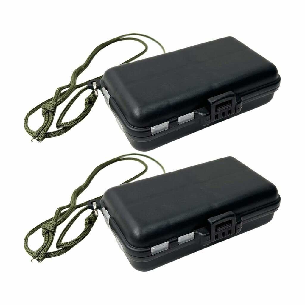 Коробка для принадлежностей для рыболовных снастей из сетки из 2 частей-маленькая