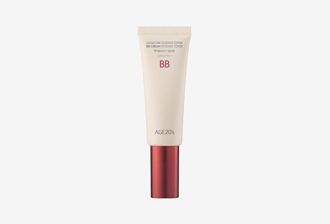 BB-крем для увлажнения и сияния лица SPF 35 PA++ AGE 20S Signature Essence Cover 30 мл 17, Bright beige