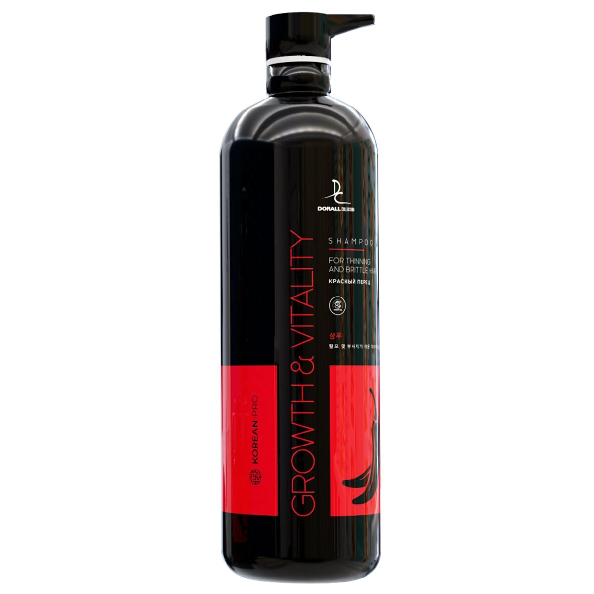 Шампунь Dorall Collection "Korean Pro", для активного роста волос, с экстрактом Красного перца, 700 мл