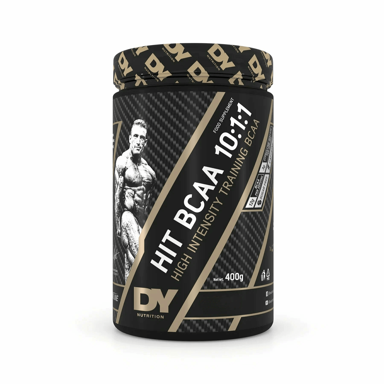 Аминокислотный комплекс DY Nutrition HIT BCAA 10:1:1 400 грамм, Аминокислота БЦАА, Персик