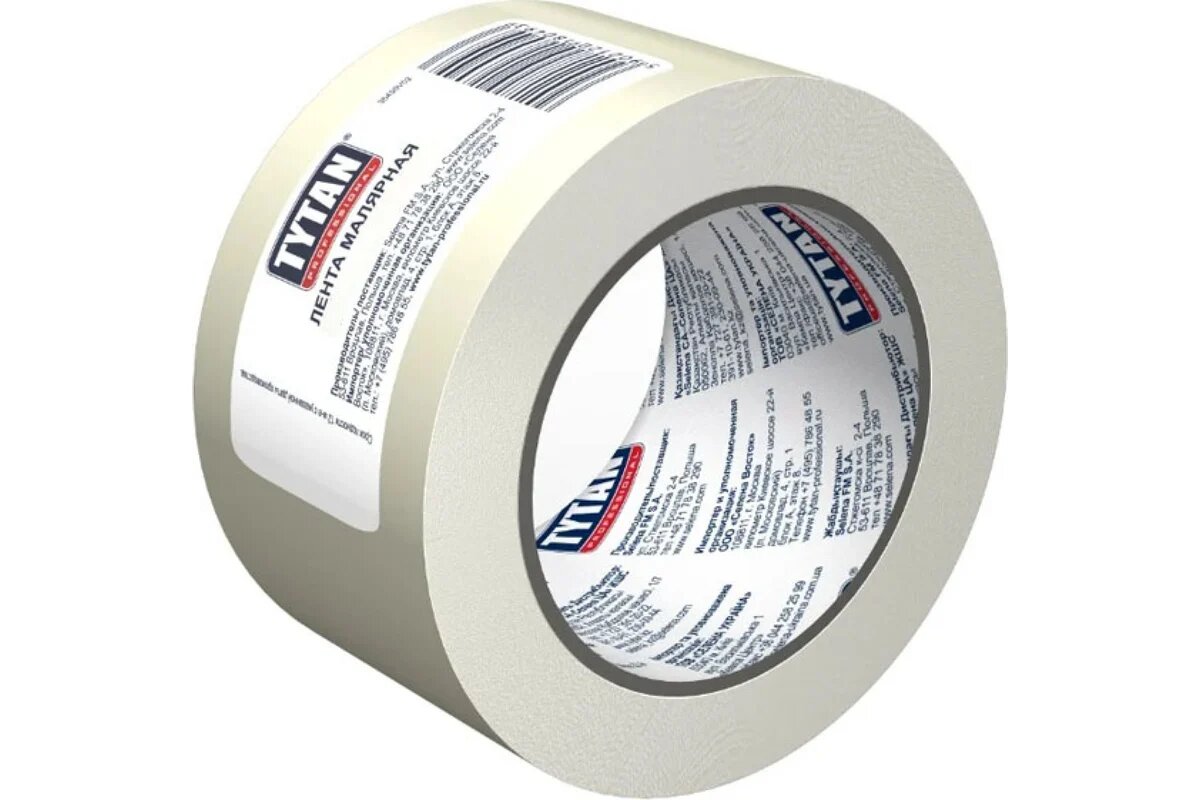 Малярная лента TYTAN PROFESSIONAL белая 48мм x 50м