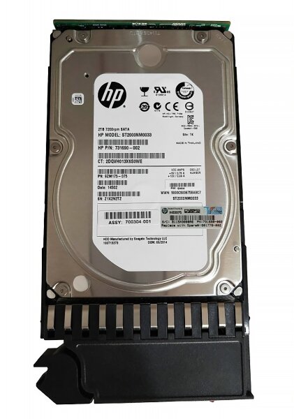 Жесткий диск HP 601778-002 2Tb SATAII 3,5" HDD