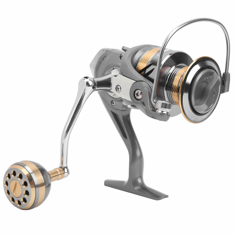 Катушка с ручкой и юбкой для морской рыбалки, спиннинговая катушка, леска, колесо, аксессуарAR6000