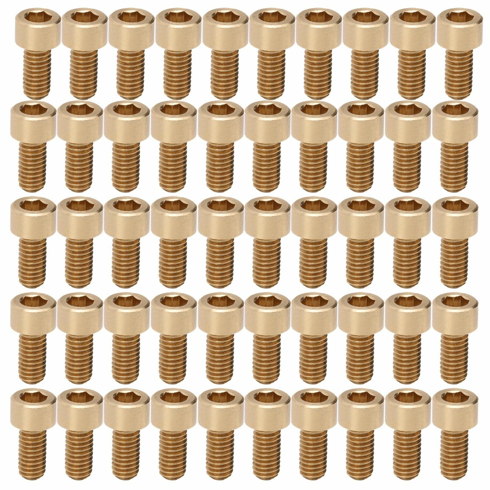 50 шт. медных винтов с шестигранной головкой M6x12 мм