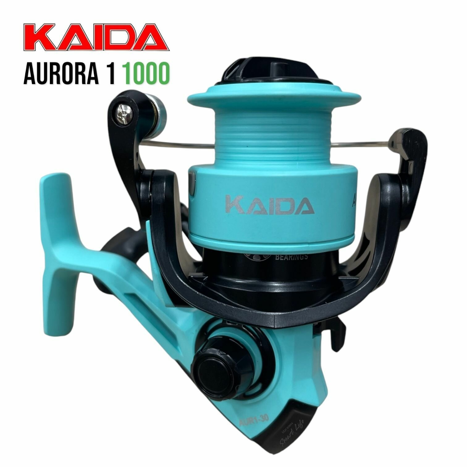 Катушка Kaida Aurora 1 1000 на спиннинг ультралайт, поплавочную удочку кайда Аврора