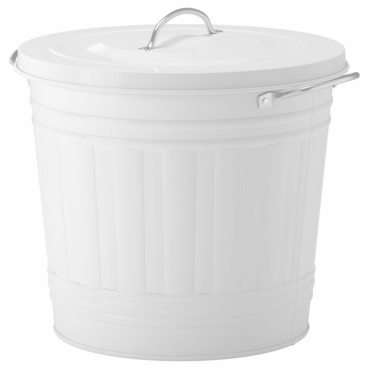 IKEA KNODD Мусорный контейнер, белый, 16 литров