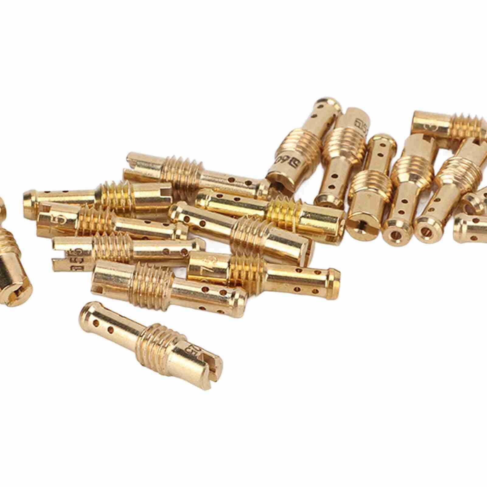 20 шт. комплект карбюратора Slow Pilot Jet 12,5‑60, металлическая замена для карбюраторов MIKUNI VM TM TMX