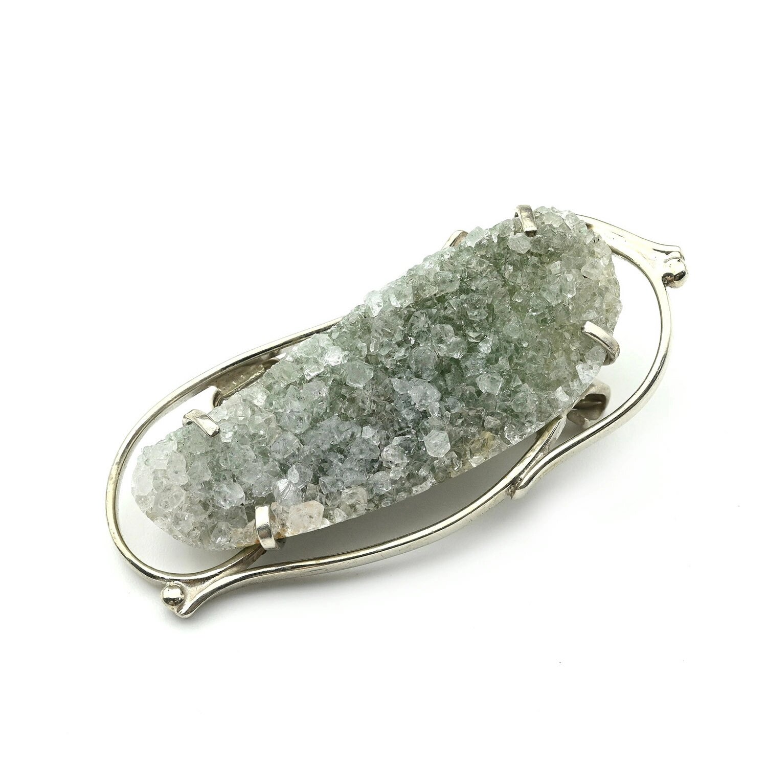 Брошь, кварц