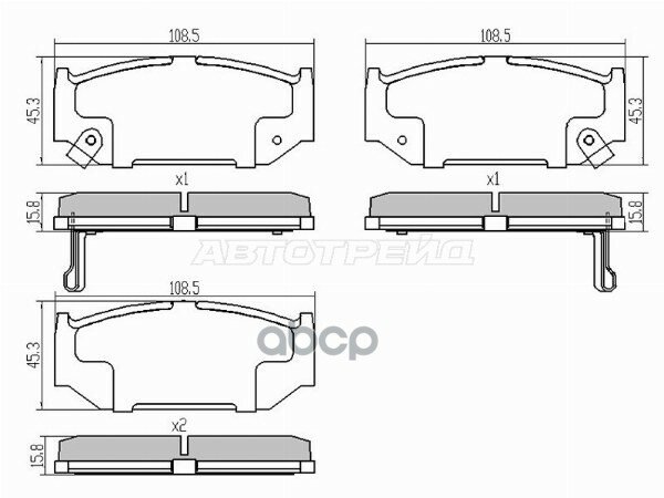Колодки тормозные (Спереди) Suzuki Swift 03-16 Sat арт. ST-55810-63J00
