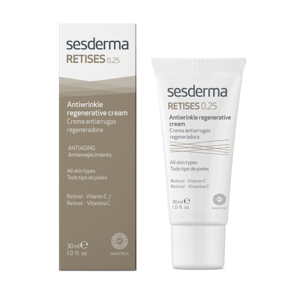 Sesderma RETISES 0,25% Antiwrinkle Regenerative Cream - Крем регенерирующий против морщин, 30 мл