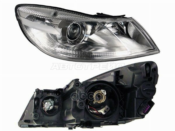 Фара Skoda Octavia 08-13 (Спереди/ Справа/ С электрокорректором) Sat арт. ST-665-1118R
